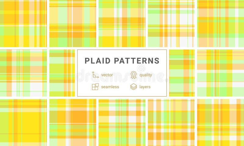 A Geometric Plaid Collection with a Mix of Textured Check Patterns ...