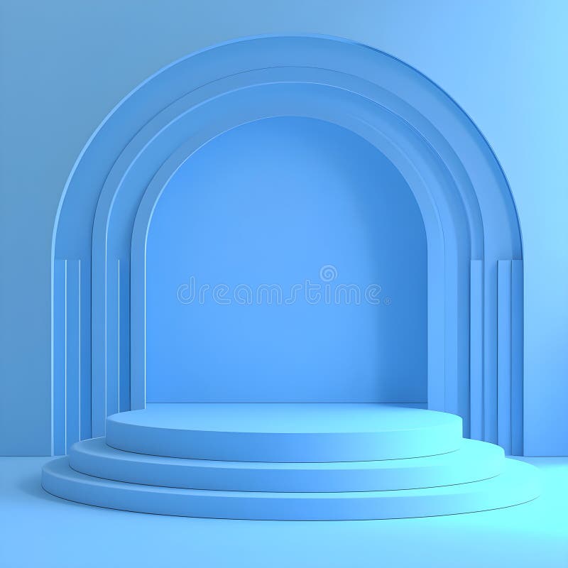 Product Stage Background Geometric Figure Light Stock Illustration ...