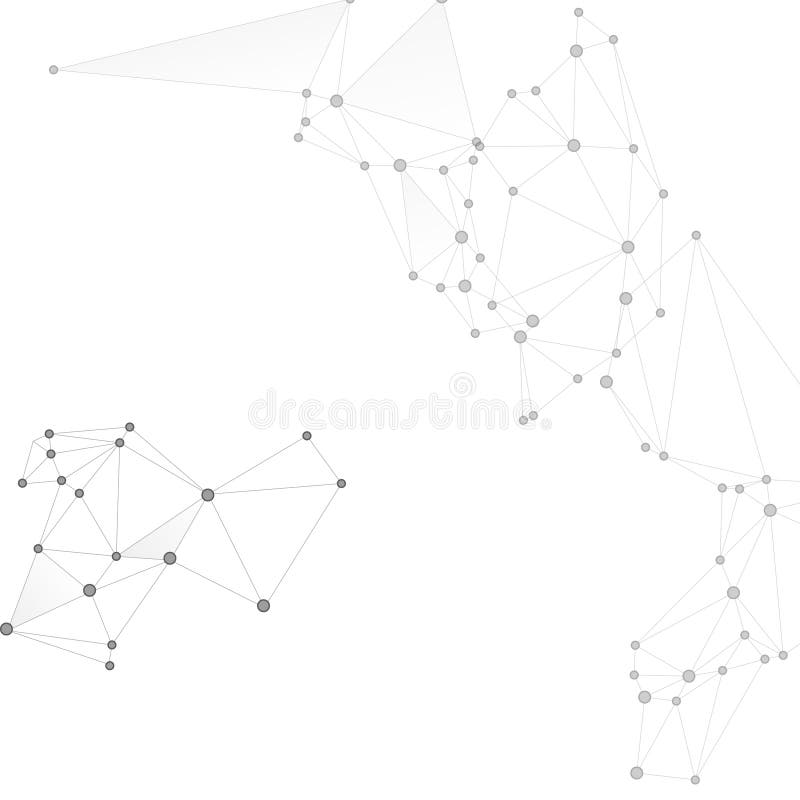 Gometric Plexus Structure Cybernetic Concept Stock Vector Illustration Of Gradient Network