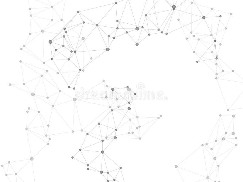 Gometric Plexus Structure Cybernetic Concept Stock Vector Illustration Of Circle Coordinates