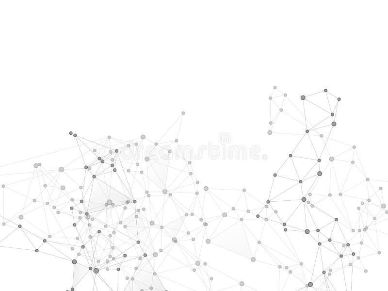 Gometric Plexus Structure Cybernetic Concept Stock Vector Illustration Of Grey Link 194912722