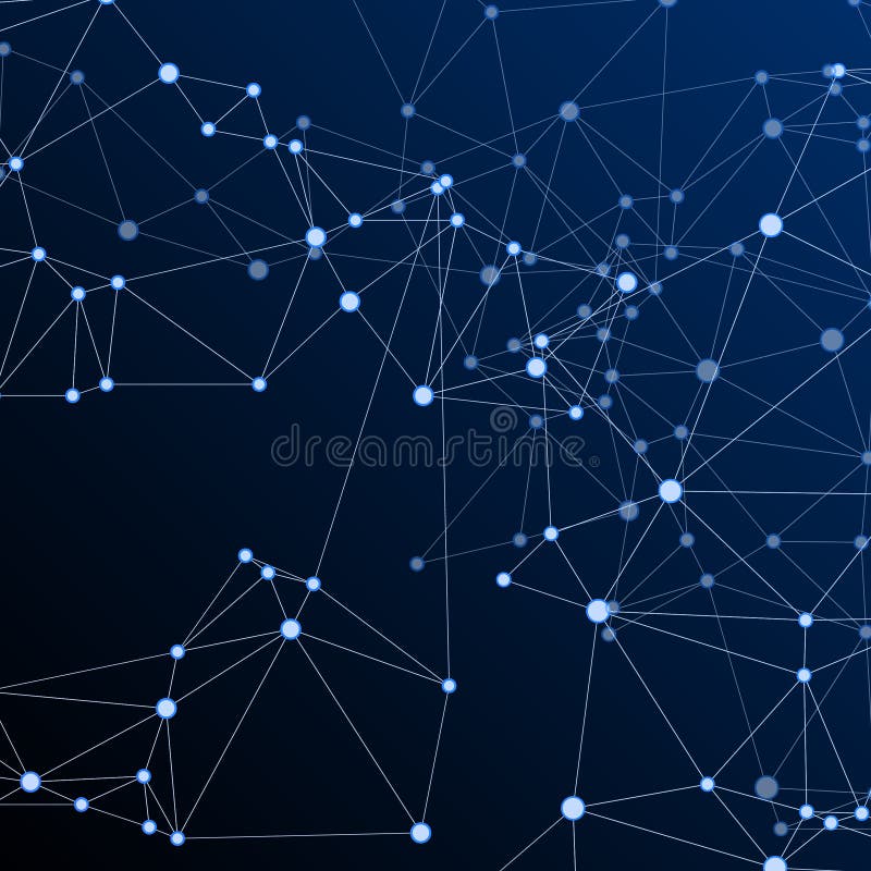 Gometric Plexus Structure Cybernetic Concept Stock Vector Illustration Of Geometric