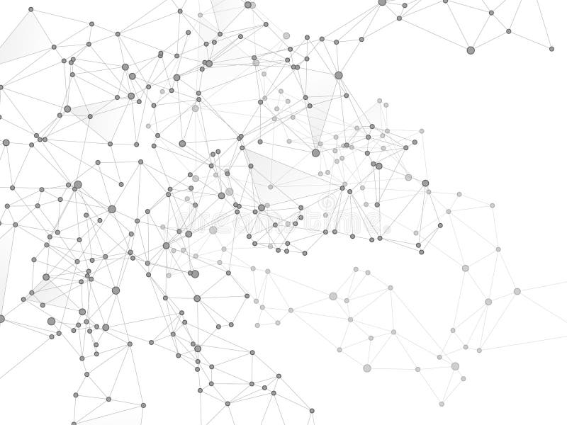 Gometric Plexus Structure Cybernetic Concept Stock Vector Illustration Of Grey Network