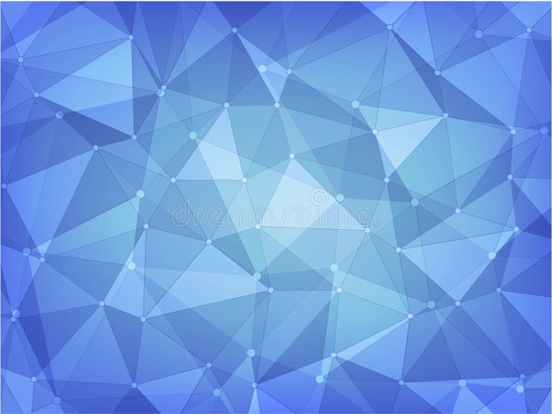 Blue Geometric Abstract Background Of Blue Color Stock Vector ...