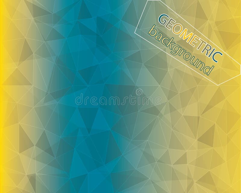 Geometric Polygon Background Stock Vector - Illustration of motion ...