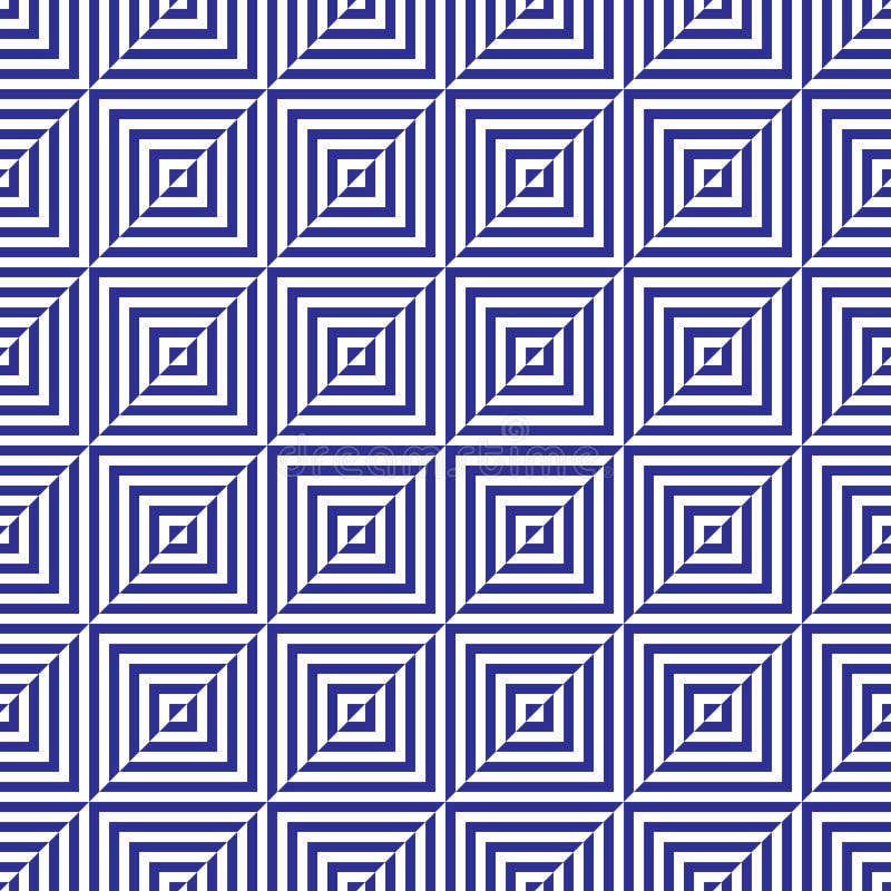 Optical Illusion, Vector Seamless Pattern. Stock Vector - Illustration ...