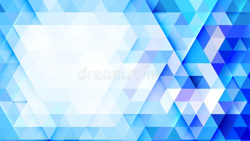 Geometric Polygonal Background. Modern Composition with Blue Triangles ...