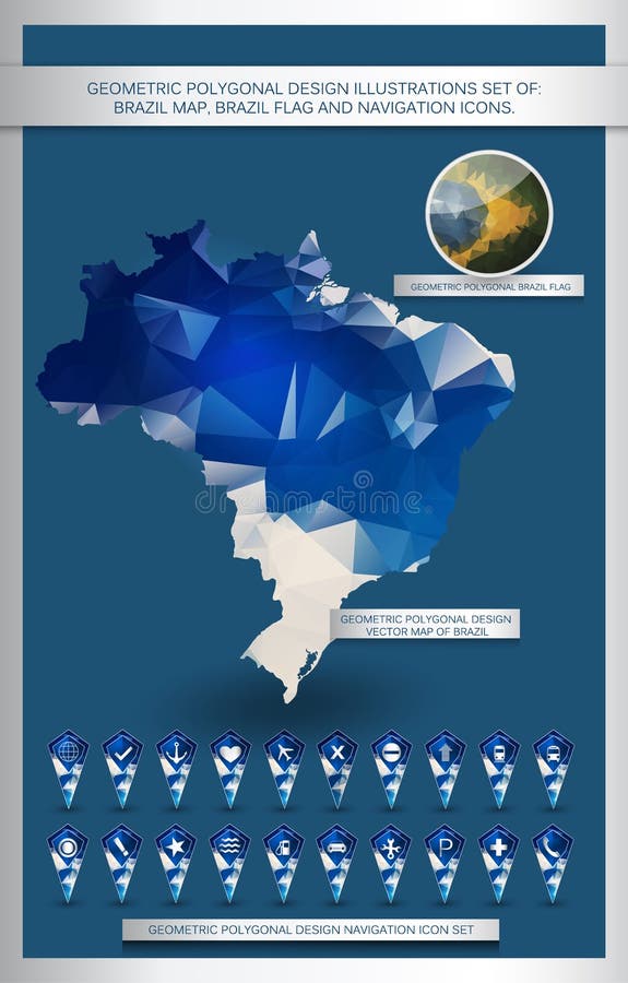 GEOMETRIC DESIGN MAP of SOUTH AMERICA Stock Vector - Illustration of ...