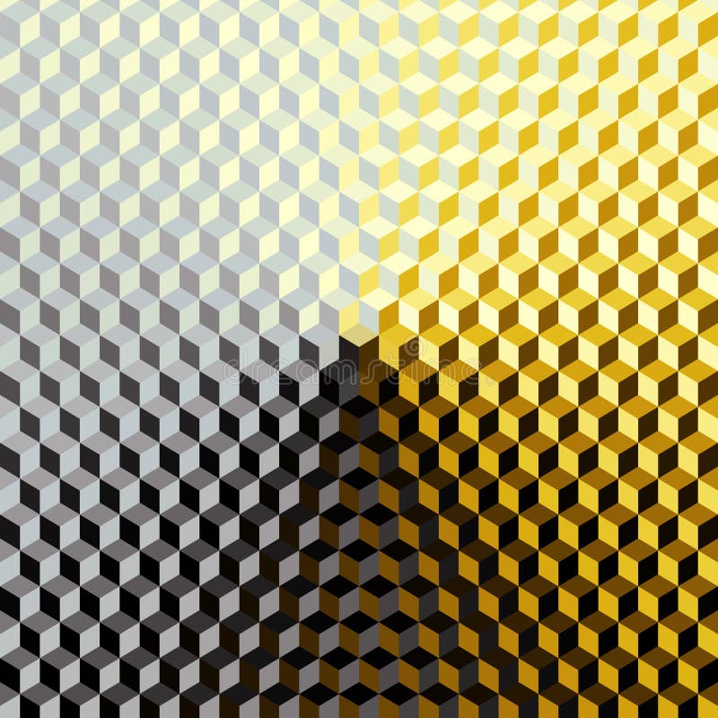 Geometric Polygonal Pattern of a Cubes in Low Poly Style. Stock Vector ...