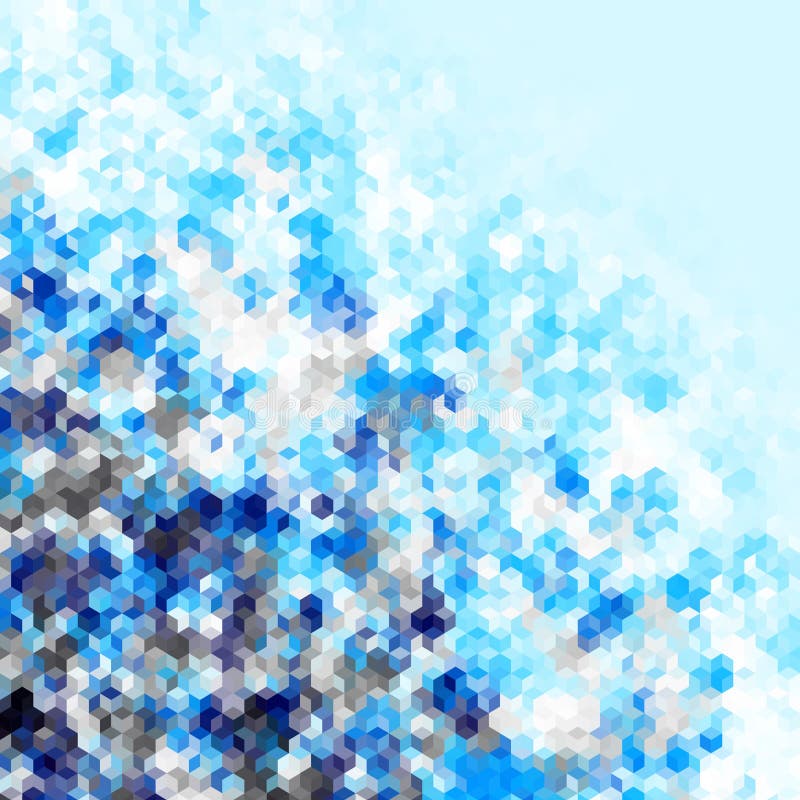 Geometric Polygonal Pattern of a Cubes in Low Poly Style. Stock Vector ...