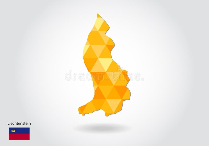 Geometric Polygonal Style Vector Map of Liechtenstein. Stock Vector ... Geometric Polygonal Style Vector Map of Liechtenstein. Stock Vector ...