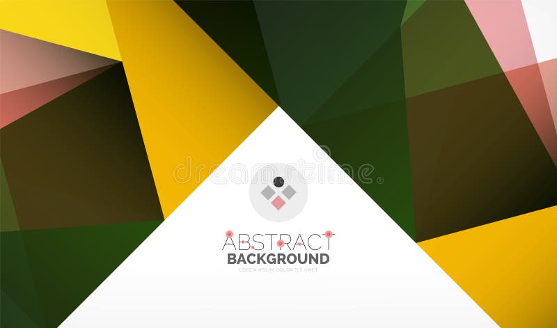 Geometric Polygonal Vector Background Stock Vector - Illustration of ...