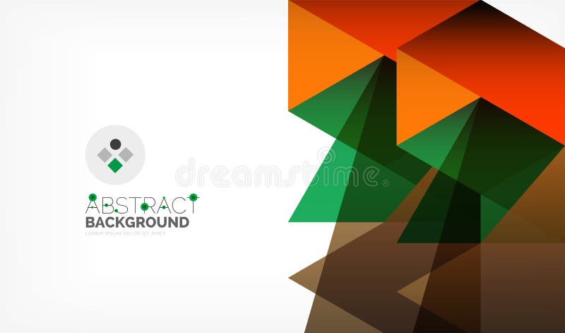 Geometric Polygonal Vector Background Stock Vector - Illustration of ...