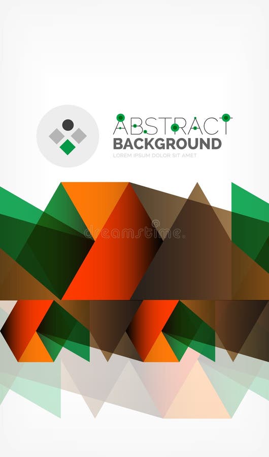 Geometric Polygonal Vector Background Stock Vector - Illustration of ...