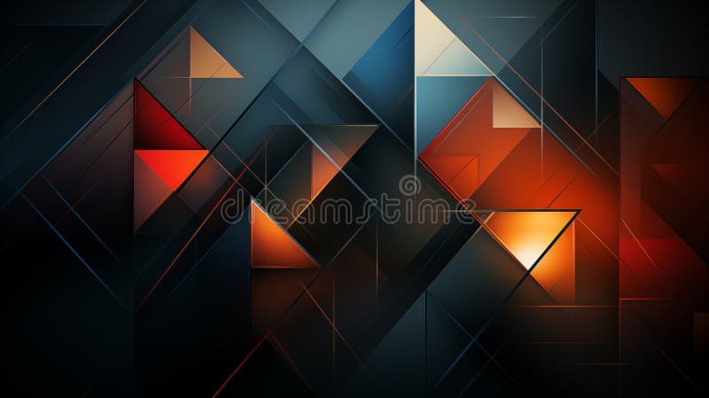 Geometric Precision Defines these Textured Backgrounds with Triangles ...