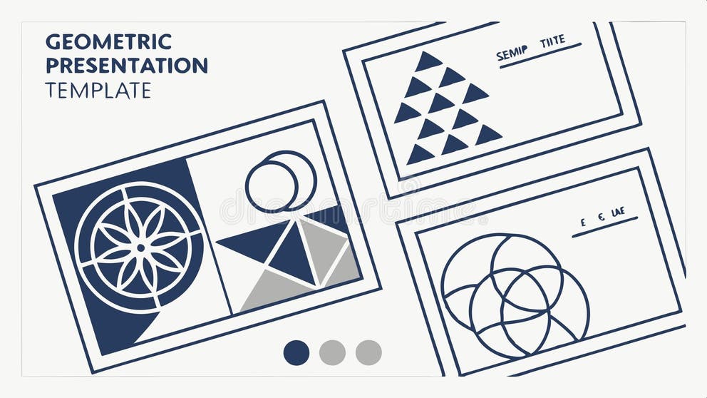 Geometric Presentation Template, Modern Design and Layout Vector Design ...