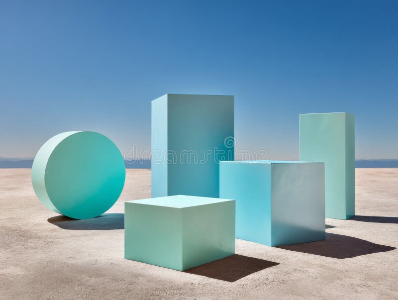 Geometric Primitives and Shapes are Utilized in the Creation of an ...