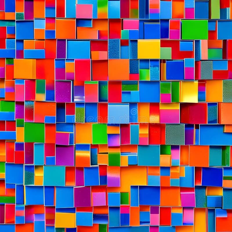 396 Geometric Prism Collage: a Modern and Geometric Background ...