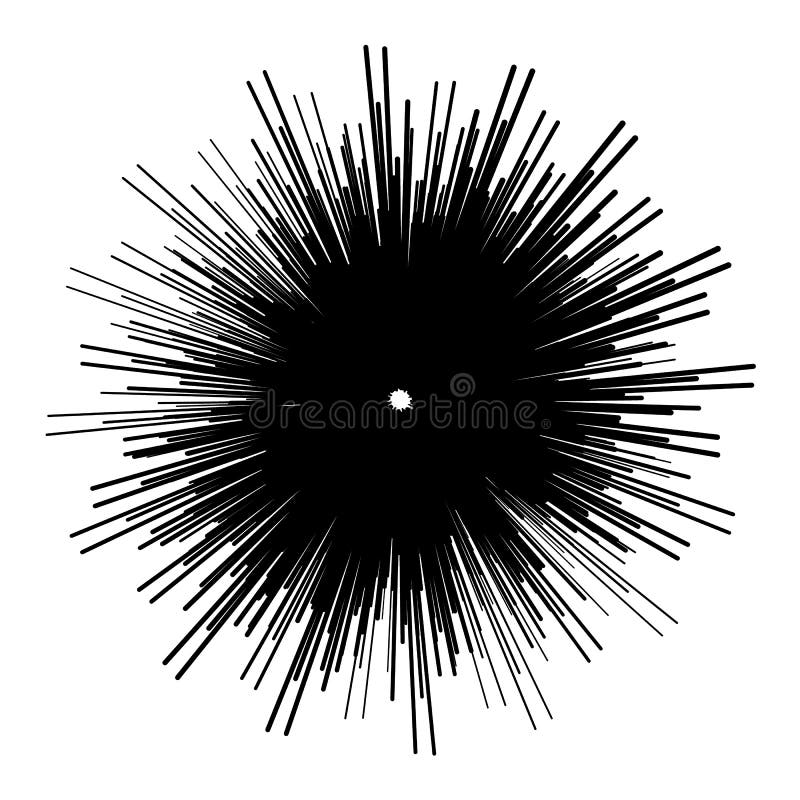 Geometric Radial Element. Abstract Concentric, Radial Geometric Stock ...