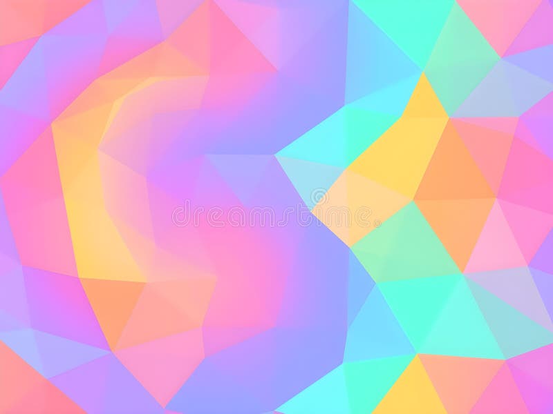 Geometric Rainbow Patterns a Vibrant and Engaging Visual Aid for ...