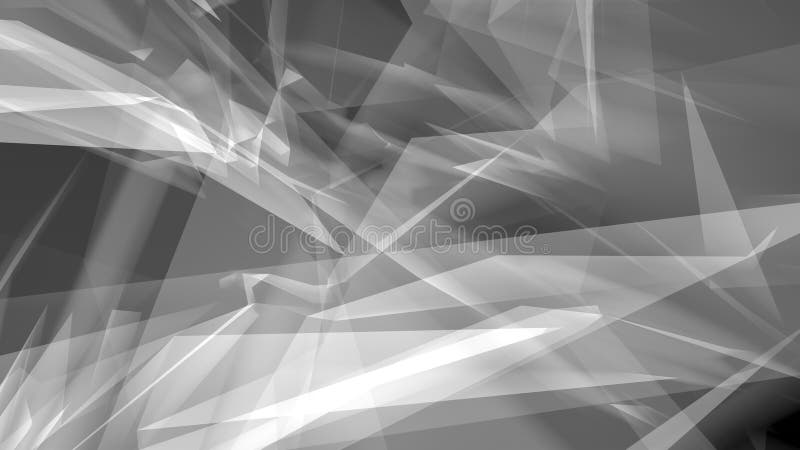 Connected Polygons, Random Geometric Elements Stock Illustration ...