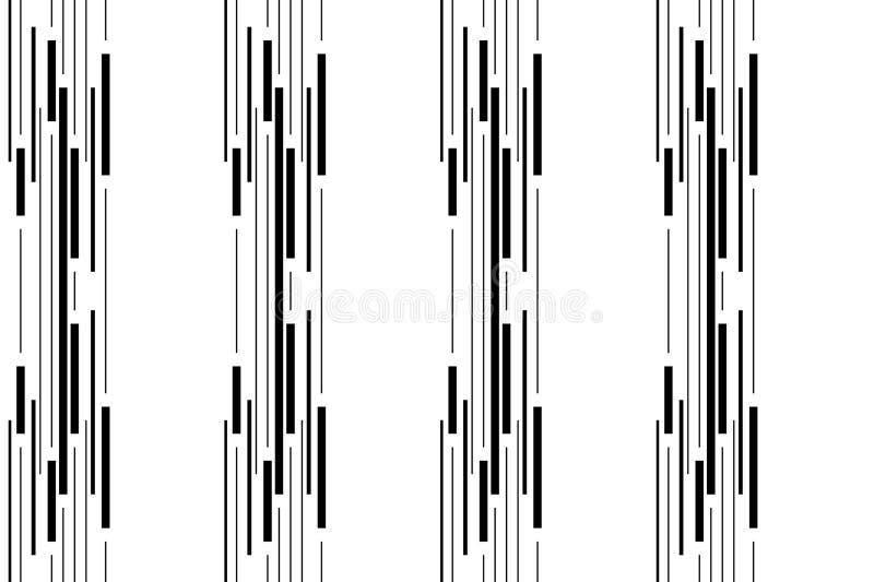 Geometric of Random Stripe Pattern of Modern Style. Set 2 Stock ...