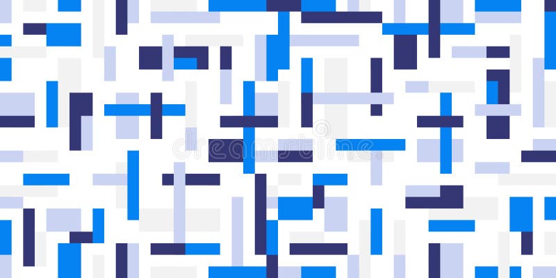 Geometric Rectangles Pattern on White Background Stock Vector ...