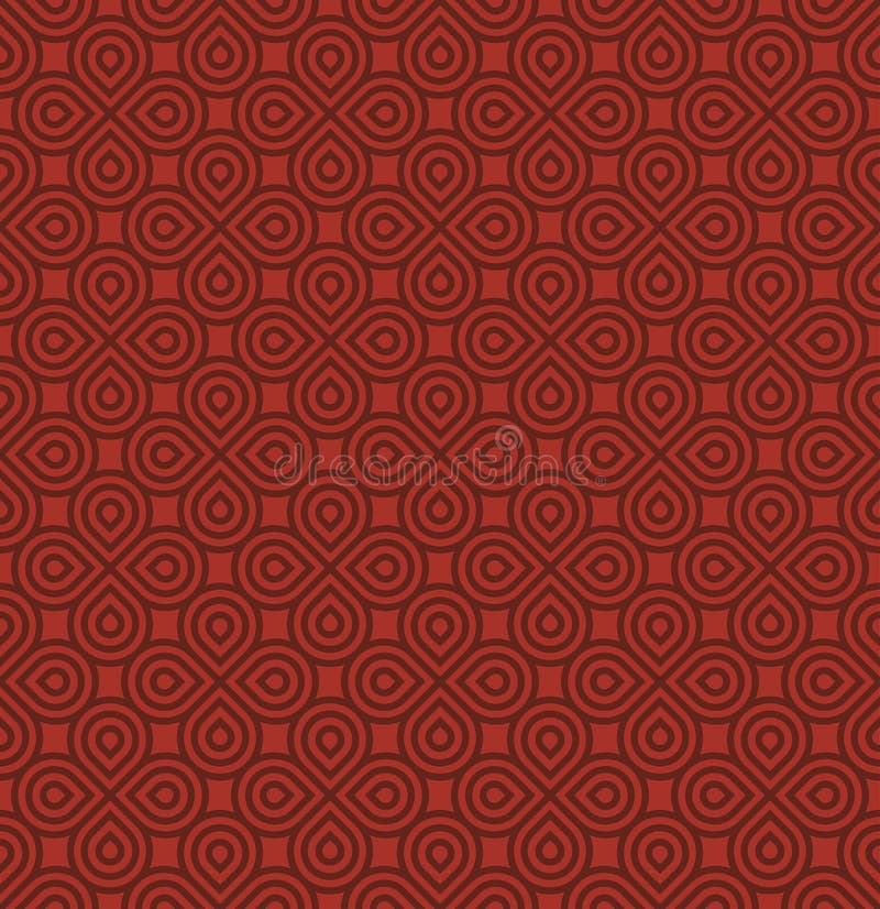 Geometric red pattern stock vector. Illustration of luxury - 227262571