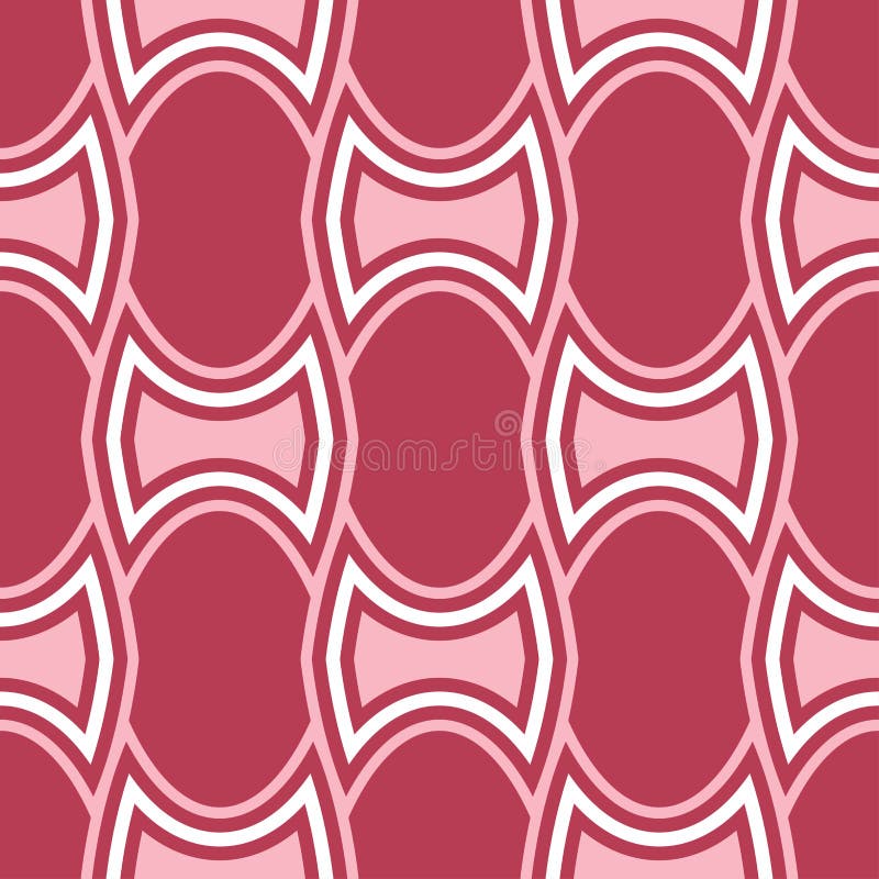 Geometric Red Seamless Background. Pale Red Pattern Stock Vector ...