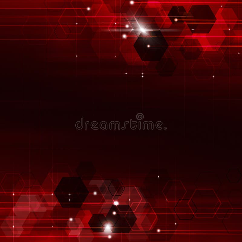 Red Technology Background stock illustration. Illustration of internet ...