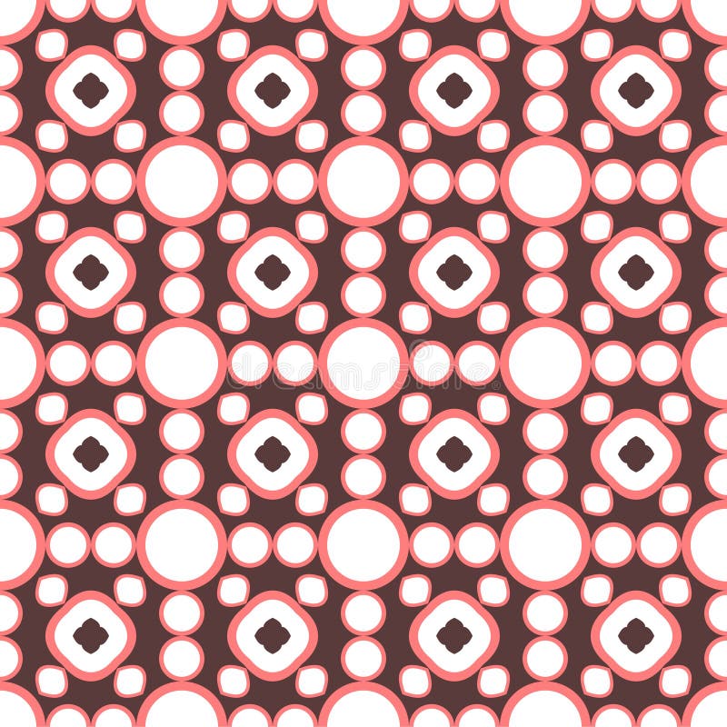 Geometric Red and White Pattern with Simple Geometric Pattern Stock ...
