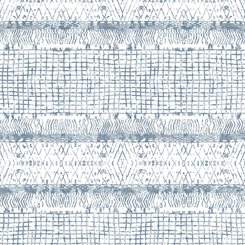 Geometric Repeat Pattern with Distressed Texture and Color Stock ...