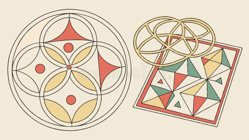 Geometric Repeating Pattern of Squares, Diamonds, and Triangles Vector ...