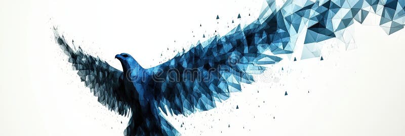 Geometric Representation Bird Flight Stock Photos - Free & Royalty-Free ...
