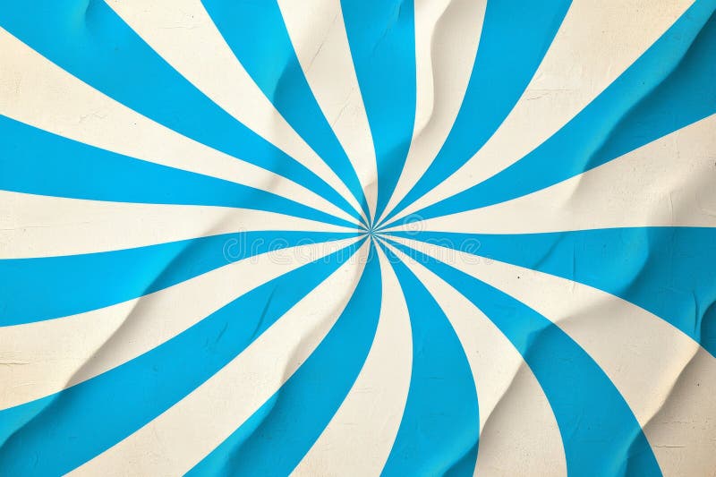 Geometric Retro Abstract Pattern with Neon Blue Stripes and Curves ...