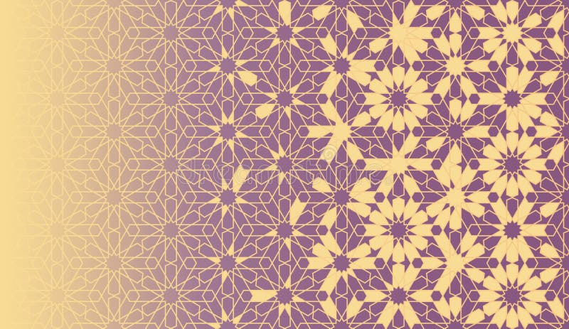 Geometric Rich Arabic Texture with Arabesque Grid Stock Vector ...