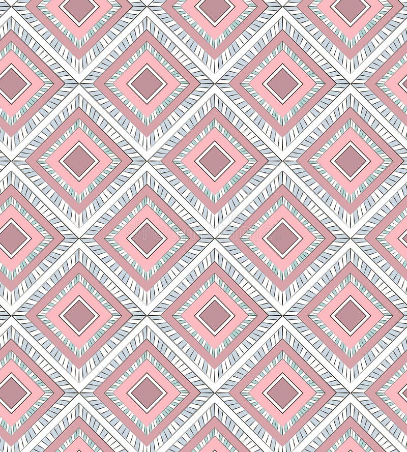 Romb Pattern Triangle Texture Stock Vector - Illustration of cute ...