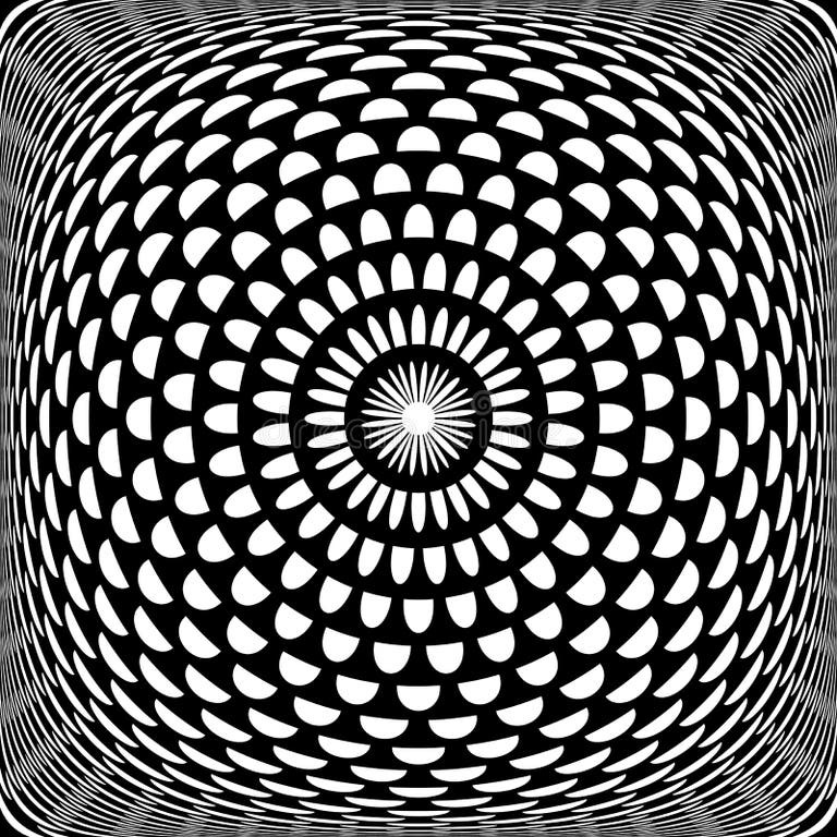 Abstract Geometric Rotation 3D Pattern. Stock Vector - Illustration of ...