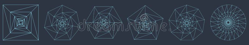 Rotational Opart Elements Stock Illustrations – 2 Rotational Opart ...