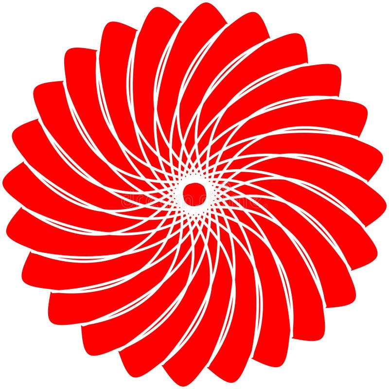 Geometric Round Pattern, Red and White Circle Pattern Stock ...