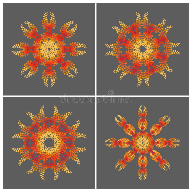 Geometric round shapes stock illustration. Illustration of round - 29069981