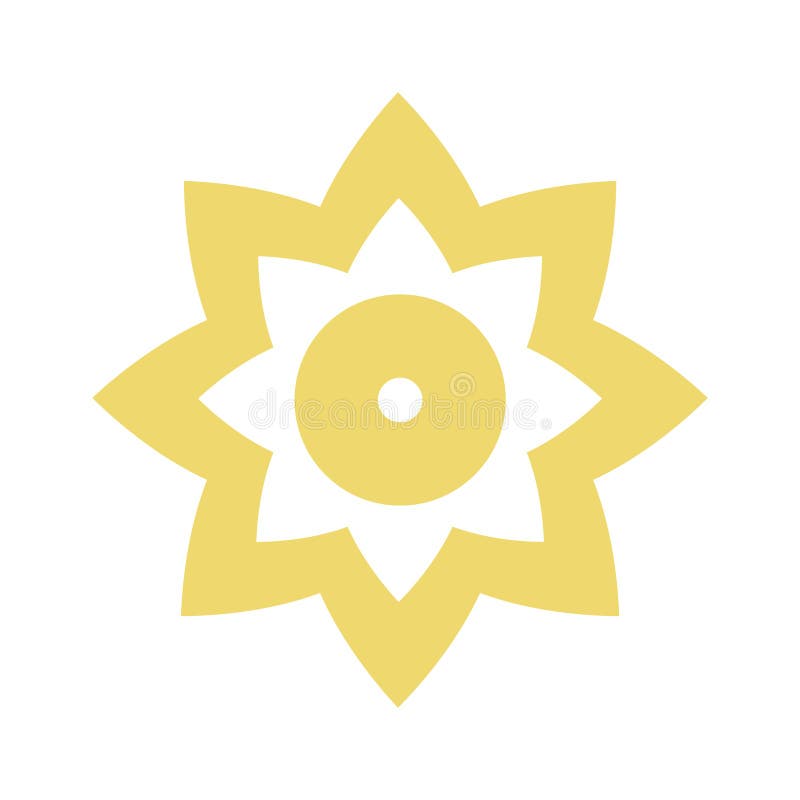 Geometric Round Star Figure Stock Vector - Illustration of graphic ...