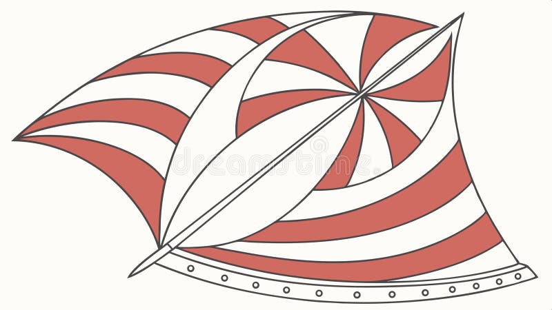 Geometric Sailboat Design Sailing Abstract Travel Adventure Vector ...