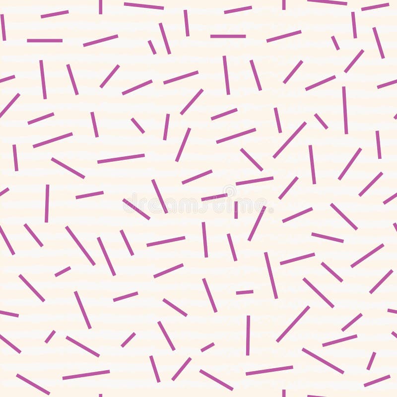 Geometric Scattered Lines Seamless Pattern Design Stock Vector ...