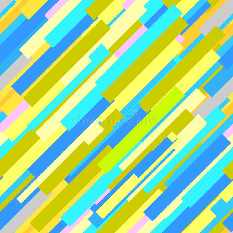 Geometric Seamles Pattern . Blue ,orange ,grey. Vector Stock Vector ...