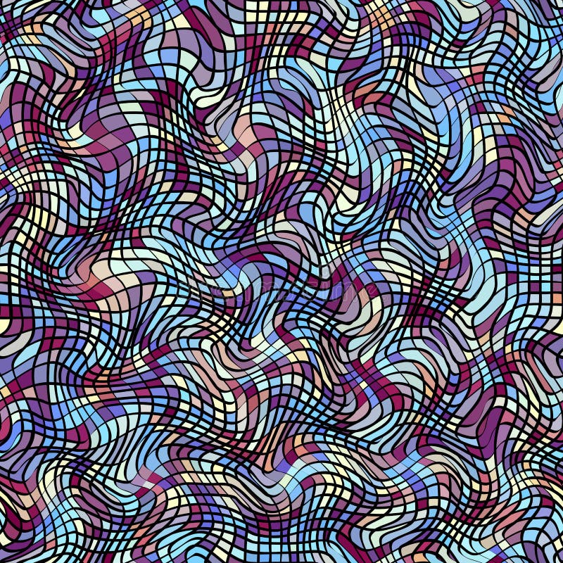 Geometric Seamless Abstract Pattern Low Poly Style. Stock Vector ...