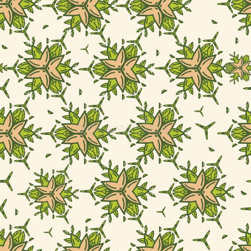 Seamless Floral Pattern Uniform Background Stock Illustrations – 1,473 ...