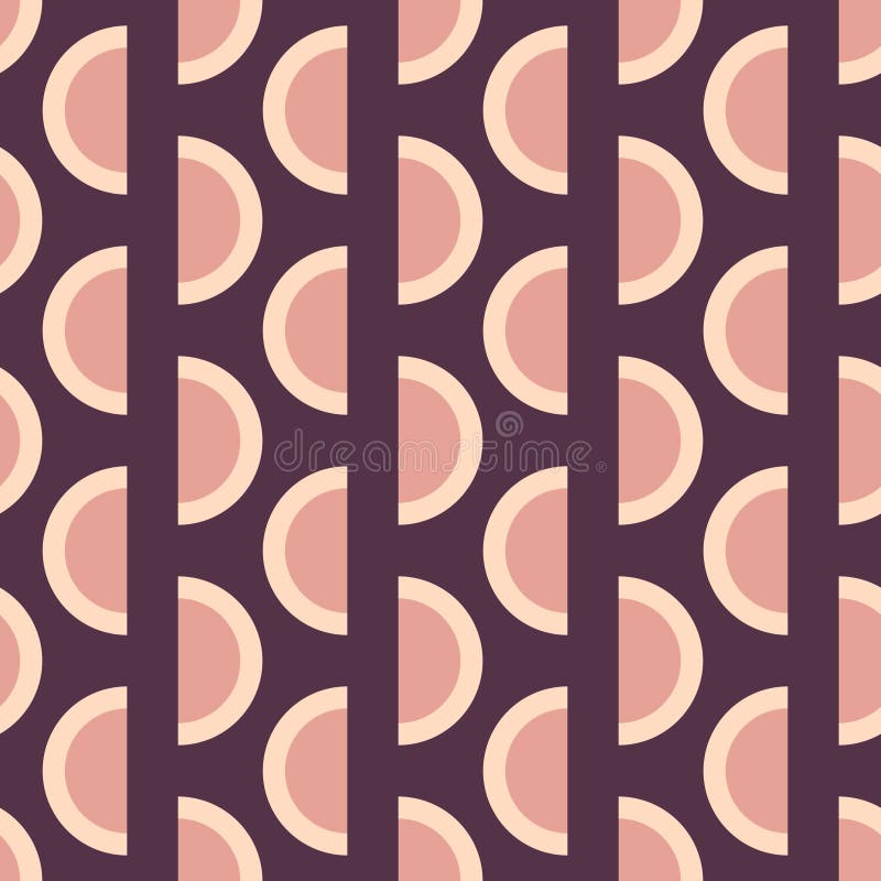 Geometric Seamless Half Circle Pattern for Fabrics and Packaging and ...