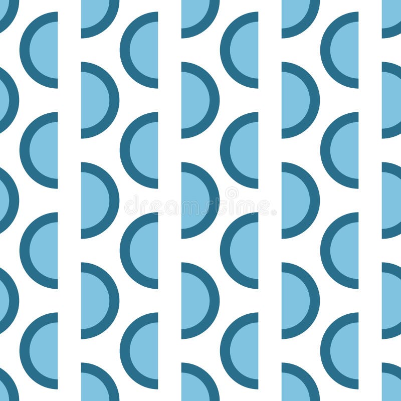 Geometric Seamless Half Circle Pattern for Fabrics and Packaging and ...