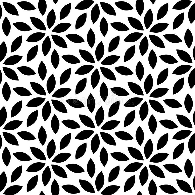 Geometric Seamless Pattern. Abstract Background with Floral Leaf ... Geometric Seamless Pattern. Abstract Background with Floral Leaf ...